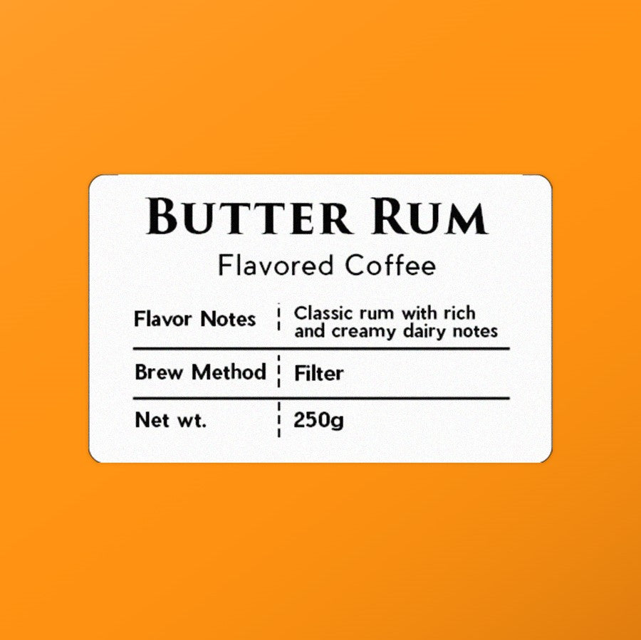Butter Rum Flavored Coffee (250/500g) — thevault.ph