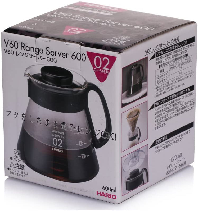 Hario V60 Glass Range Server 02, 600ml — thevault.ph